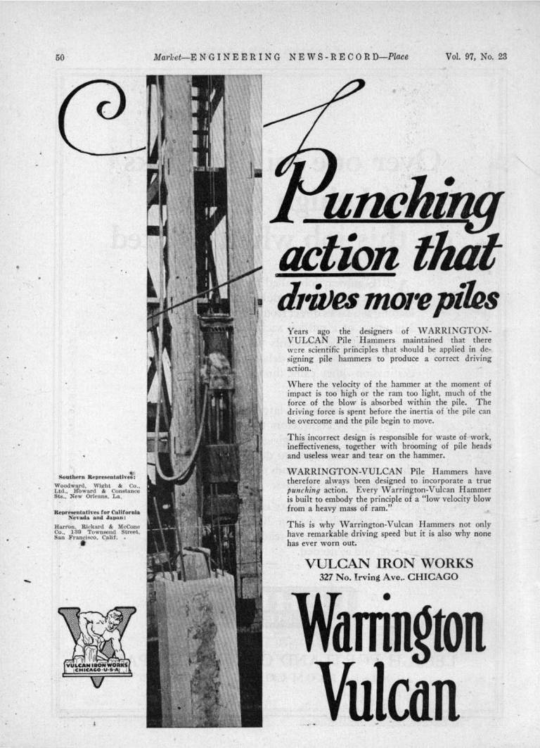 Punching action that drives more piles – vulcanhammer.info